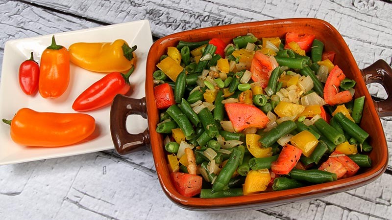 Low-Carb Gluten-Free Mexican Fiesta Green Beans Olé