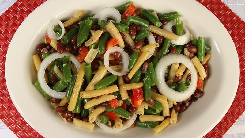 Low-Carb Gluten-Free Marinated Three Bean Salad Recipe