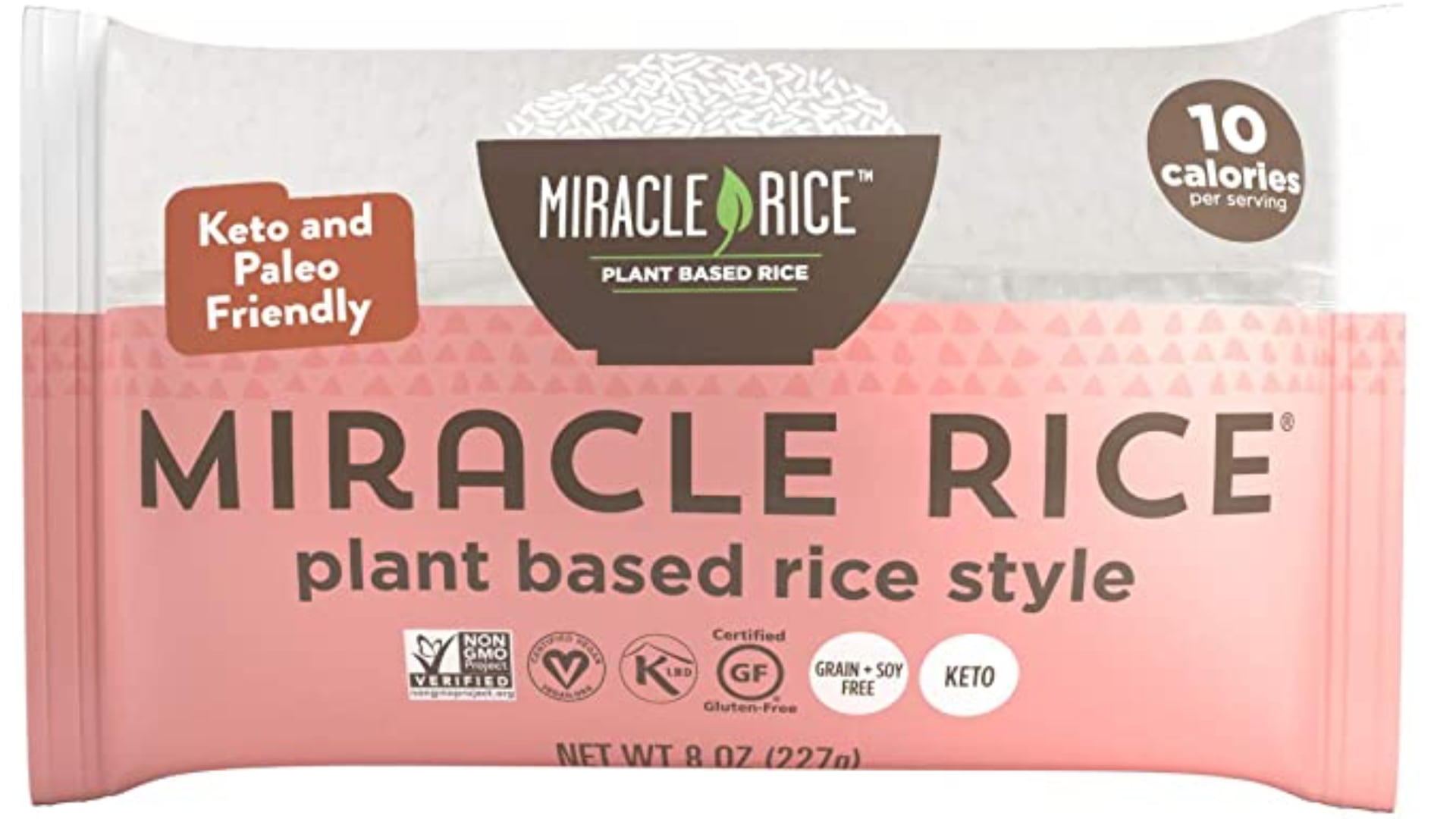 Miracle Rice Miracle Noodle Shirataki Rice 8 oz. bag (Rice Substiture)