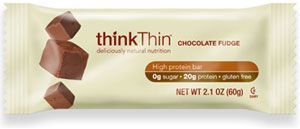 Chocolate Fudge Think Thin Low Carb Gluten Free Protein Bars