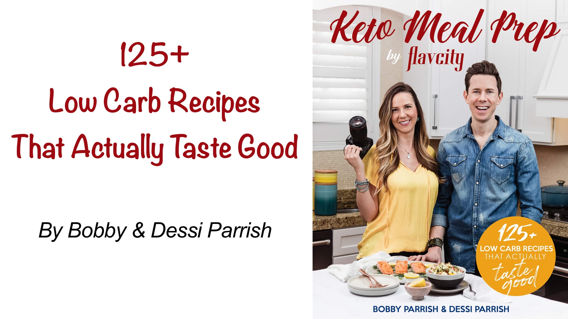 Keto Meal Prep by FlavCity Cookbook - CarbSmart.com