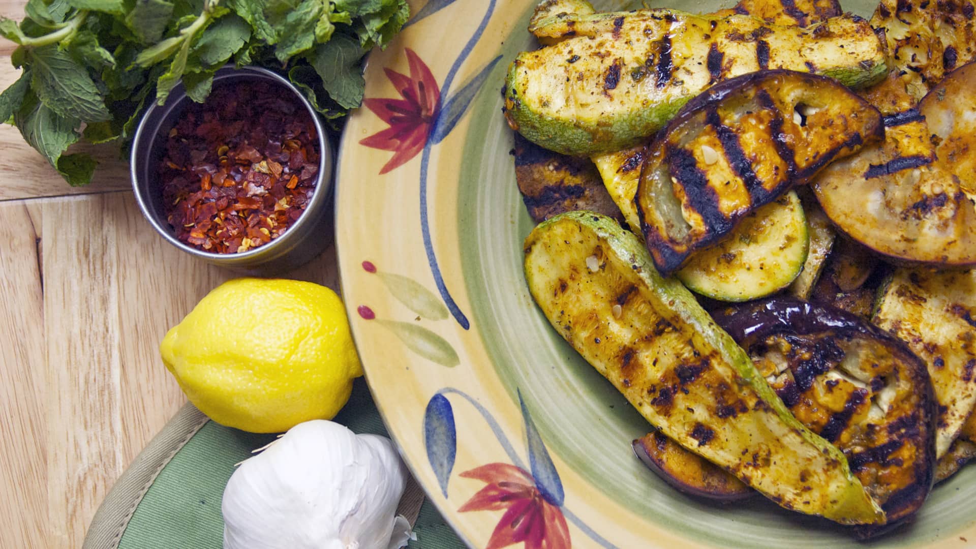 Mediterranean Grilled Vegetables with Chermoula Marinade Recipe