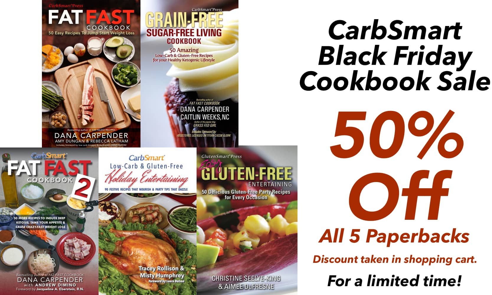 Order CarbSmart Paperback & PDF Cookbooks From CarbSmart